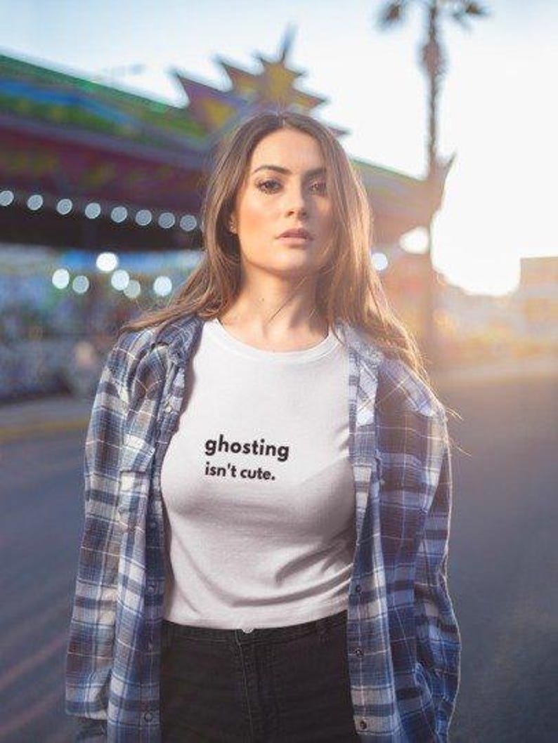 Ghosting Isn't Cute Shirt, Funny Dating Shirt, Breakup Shirt ...