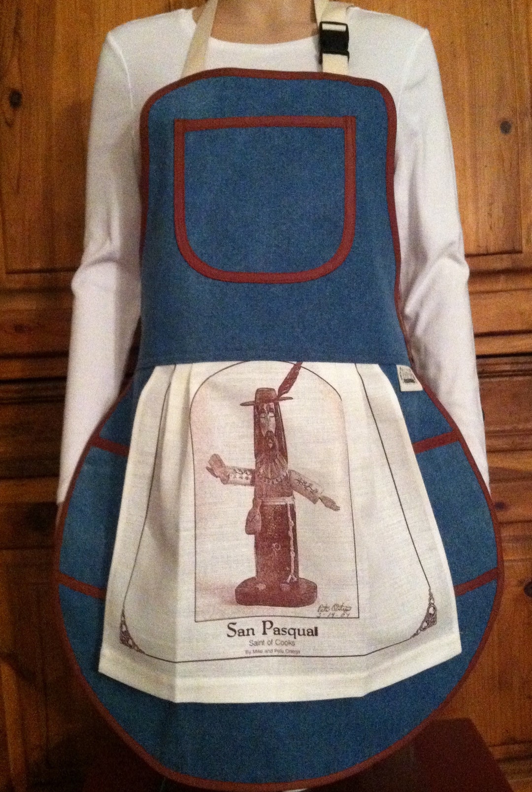 Patron Saint of Cooks - Mary's Gourmet Kitchen Apron in 100% Cotton ...