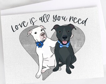 Pit Bull Valentine | Etsy