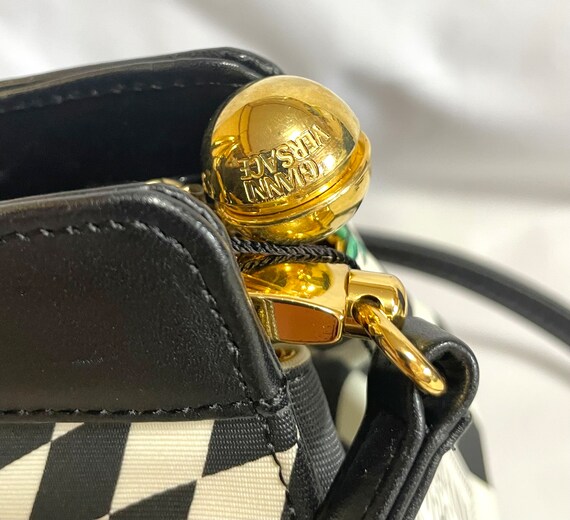 Vintage Gianni Versace gorgeous print geometric chess… - Gem