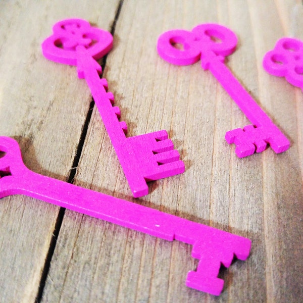 Wooden Skeleton Key - Etsy