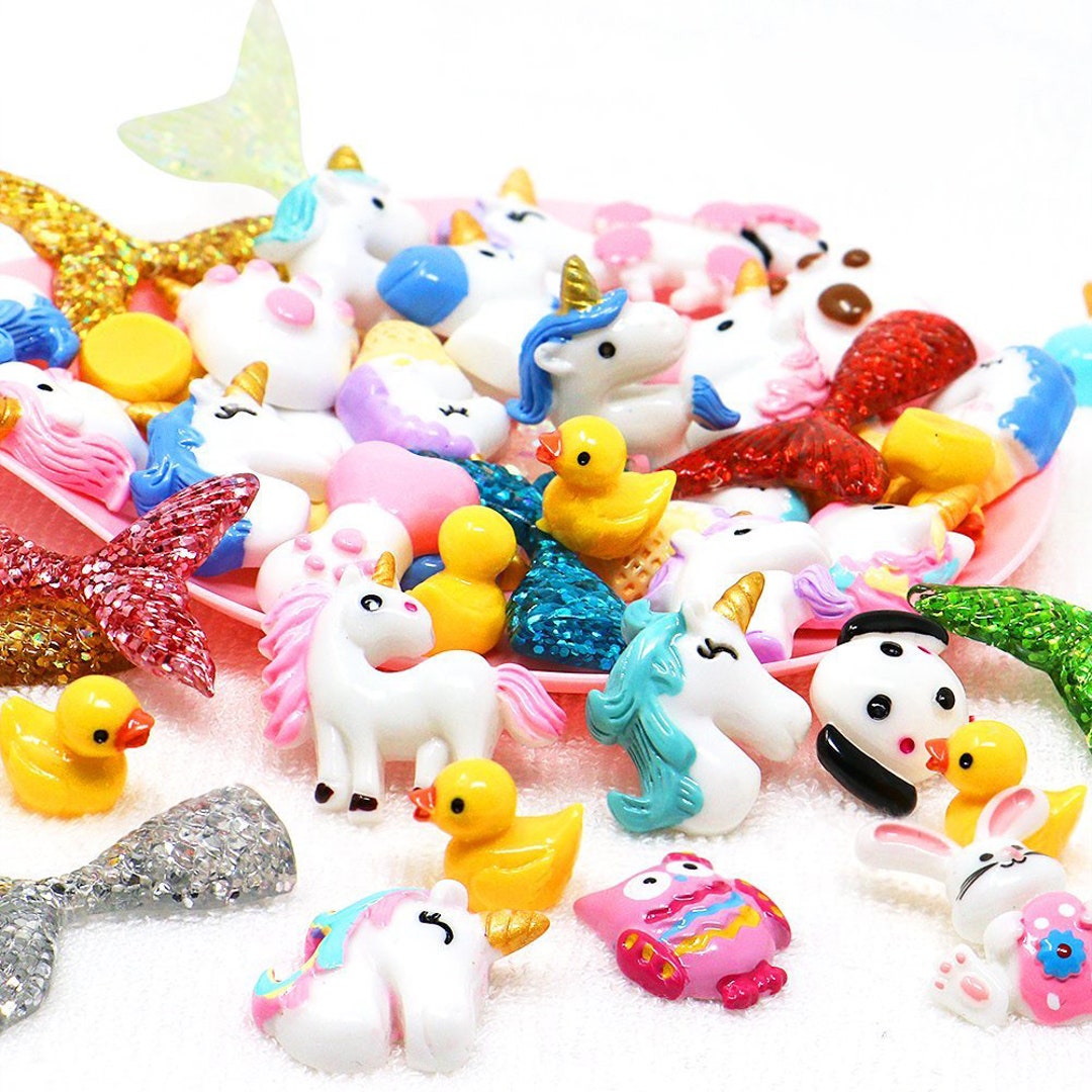 Unicorn Cabochons Flatback Flat Back Cabochons Assorted Cabochons Fairy ...