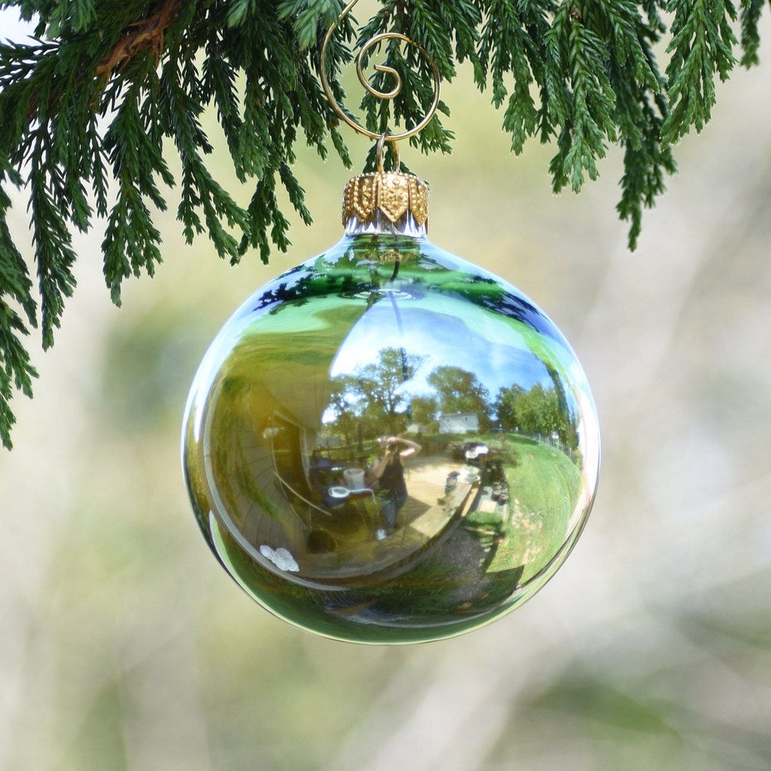 Handblown Glass Ornament - Etsy