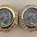 Vintage Ancient ROMAN COIN Clip on Statement Earrings Greek - Etsy
