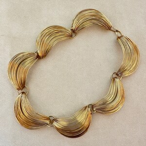 Chic Sculptural Crescent Wire Statement Collar Necklace - Etsy