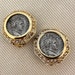 Vintage Ancient ROMAN COIN Clip on Statement Earrings Greek - Etsy