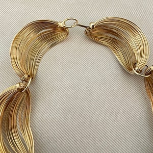 Chic Sculptural Crescent Wire Statement Collar Necklace - Etsy