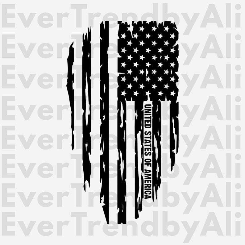 Distressed American Flag SVG PNG, Vintage USA Graphic, Patriotic Cricut ...