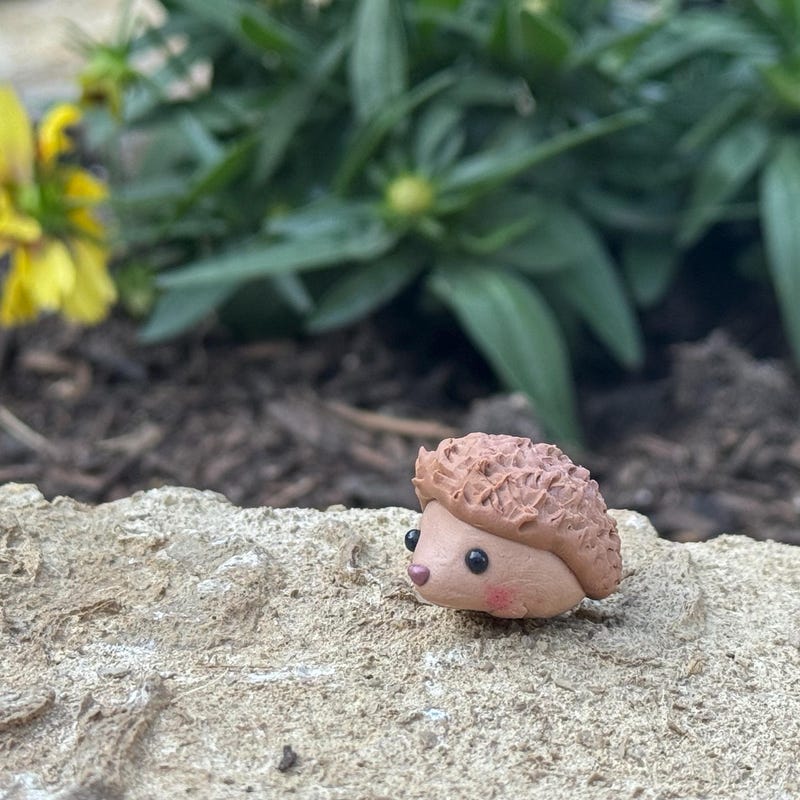 Garden Hedgehog Clay - Etsy