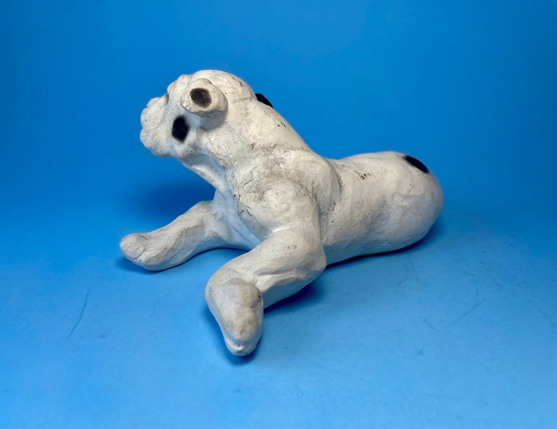 Vintage Chalkware Bulldog by Jan Allan 1940s - Etsy