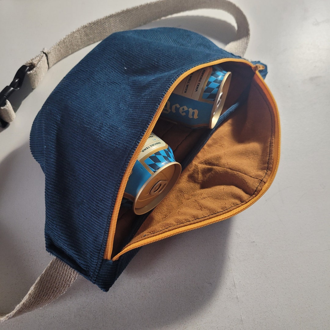 Fanny Pack / Festi Bag / Carries 2 Beer Cans / Phone Zipper Pocket ...