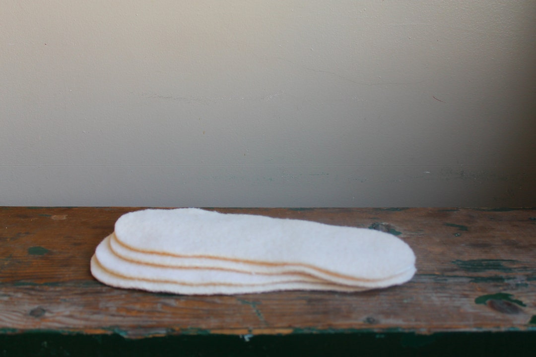 Wool Shoe Inserts for Men Wool Shoe Liners Wool Boot Insoles - Etsy