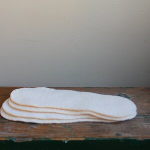 Wool Shoe Inserts for Men Wool Shoe Liners Wool Boot Insoles | Etsy