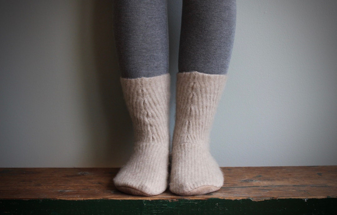 Cashmere Slippers Women's Cashmere Slippers Cashmere - Etsy