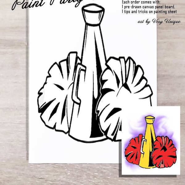 Paint and Sip Svg - Etsy