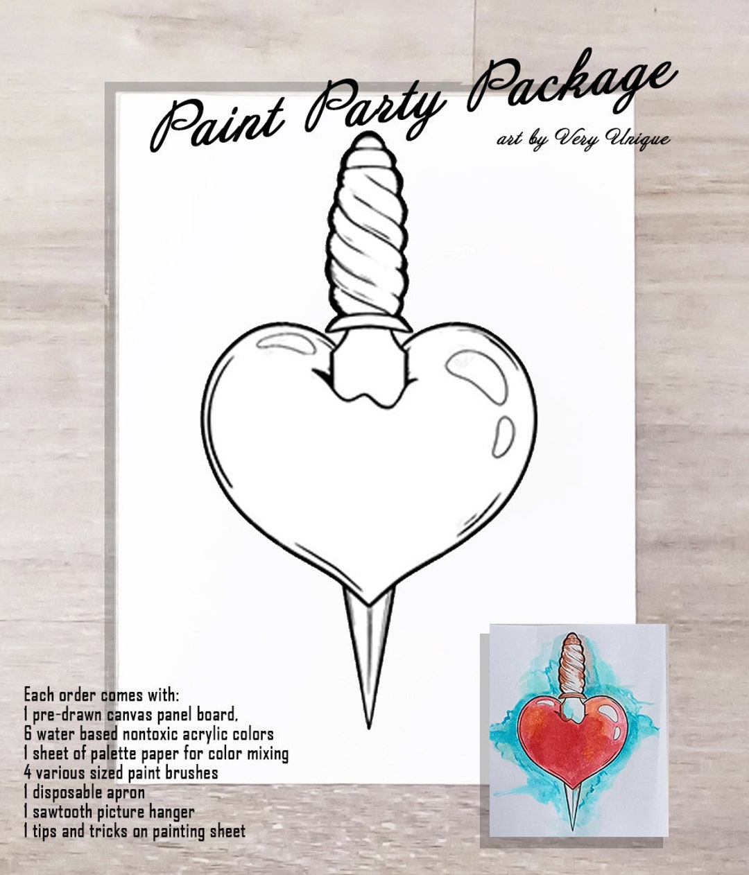 How To Draw A Heart With A Sword Step By Step