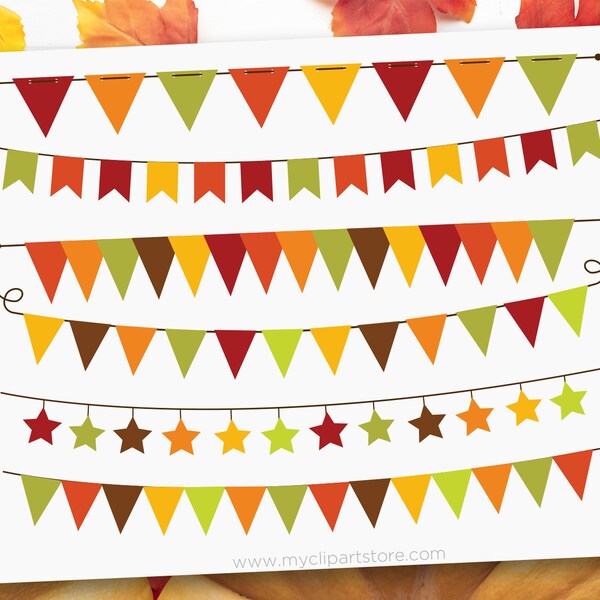 Fall Bunting - Etsy