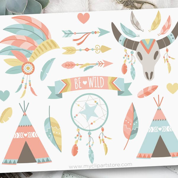 Teepee Clipart - Etsy