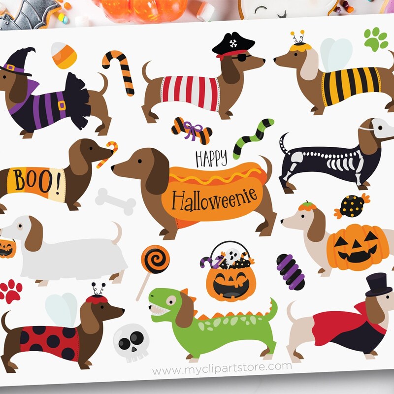 Halloween Dachshund - Etsy
