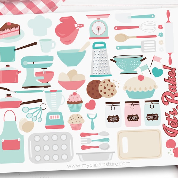 Utensils Clipart - Etsy