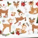Christmas Reindeer Clipart, Cute Deer Svg, Winter Animals Clipart ...