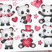 Valentine Clipart, Cute Panda Svg, Valentine's Day Bear Clip Art ...