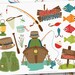Fishing Clipart, Father's Day, Fishing Tackle, Dad, Camping, Boat ...