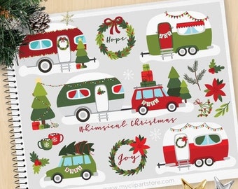 Camper clip art | Etsy