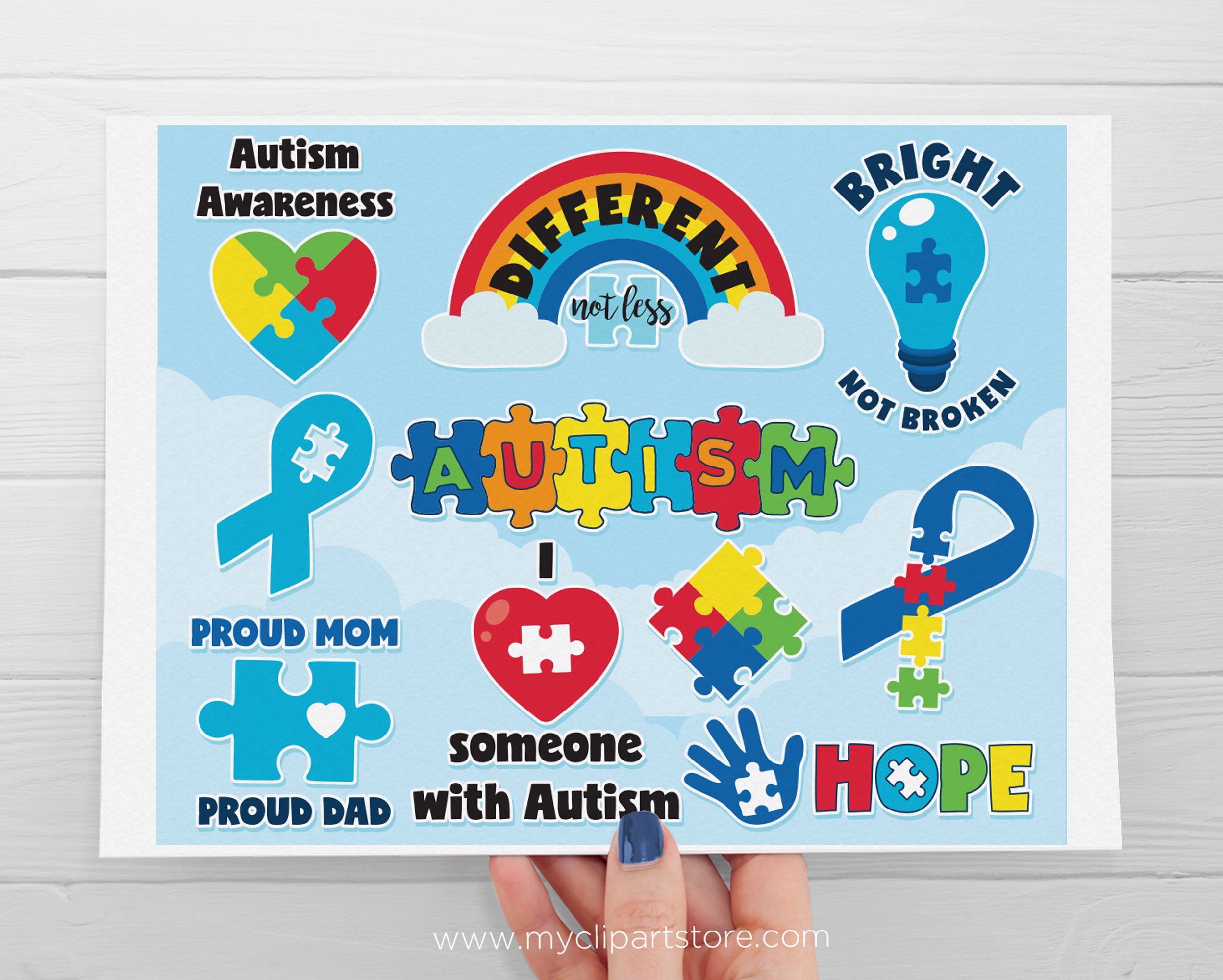 Autistic Boy Clipart Face