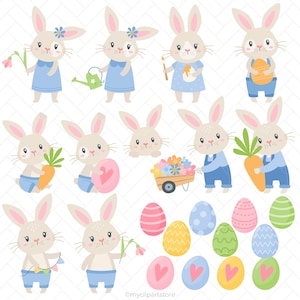 Peter the Rabbit Clipart , Beatrix Bunny, Potter Easter Illustrations ...