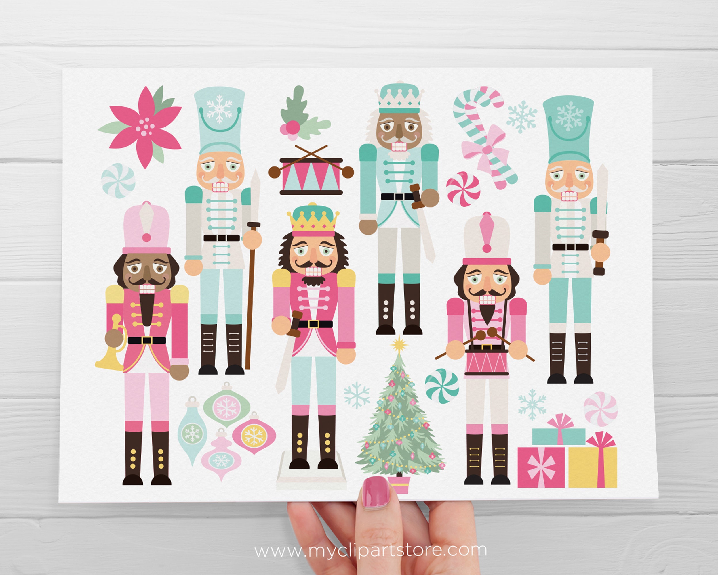 Scrapbooking Embellishments Nutcracker Clip Art Pink Nutcracker ...