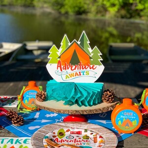 Digital Paper Camping With Dad, Father's Day, Outdoors, Scrapbook Paper ...