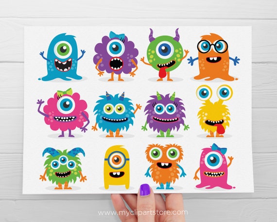 Birthday Monster Clipart