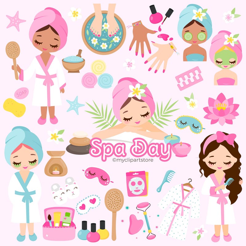 Spa Clip Art - Etsy
