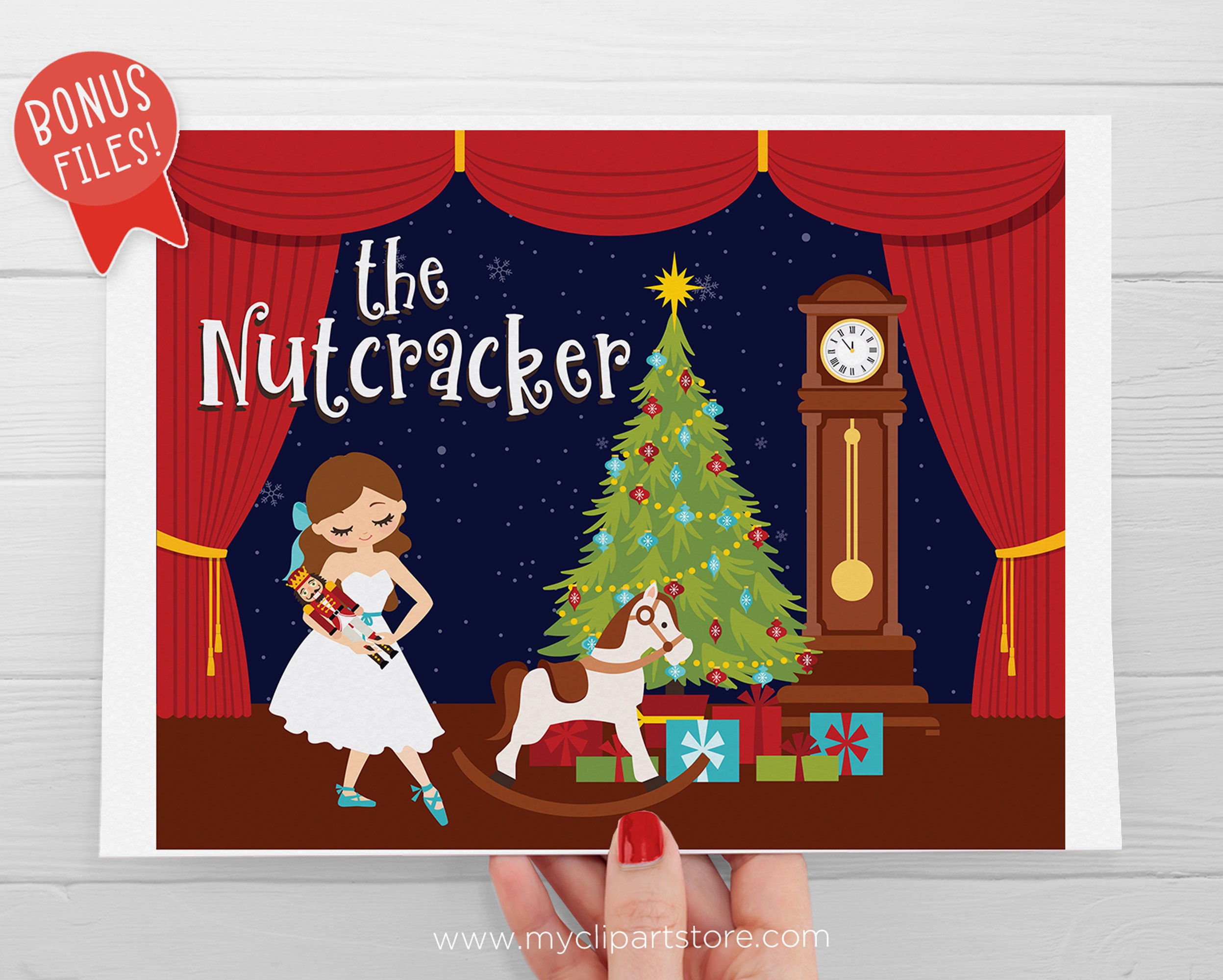 Papercraft Card Making & Stationery Red Nutcracker Suite Nutcracker ...