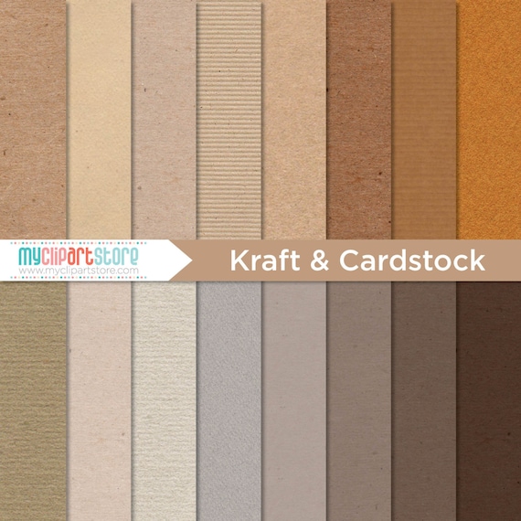 Digital Texture - Kraft Paper & Card stock, Corrugated Cardboard ...