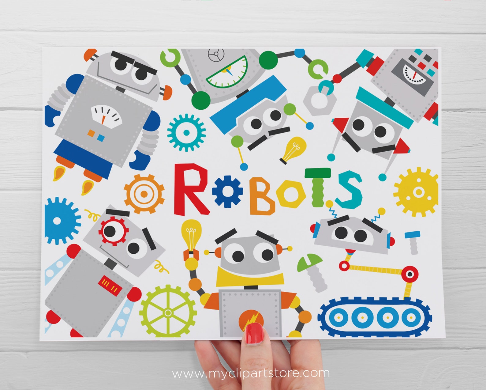 Robot Svg Cute Robots Clipart Robotics Clip Art Stem - Etsy
