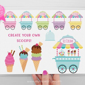 Ice-cream Truck Clipart, Ice-cream Shoppe, Summer, Popsicles, Make Your ...
