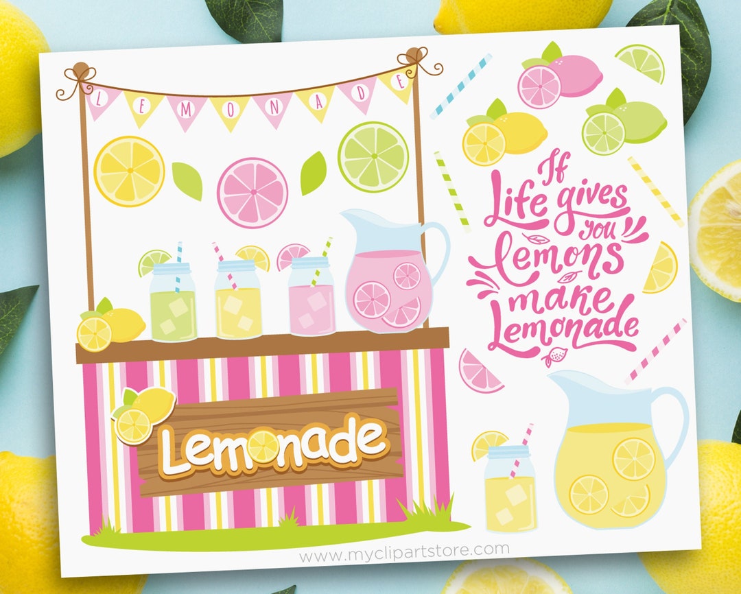 Pink Lemonade Stand Clip Art at Victor Vanhoy blog