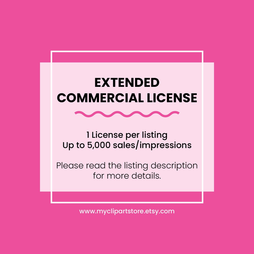 Commercial Use Extended License | NO Credit Required | Small Business ...