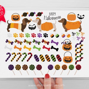 Halloween Dachshund Clipart: Doxies in Costume (digital Download) - Etsy
