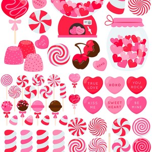 Valentine Candy Clipart, Peppermint, Candy Shop, Sweetheart, Candy ...