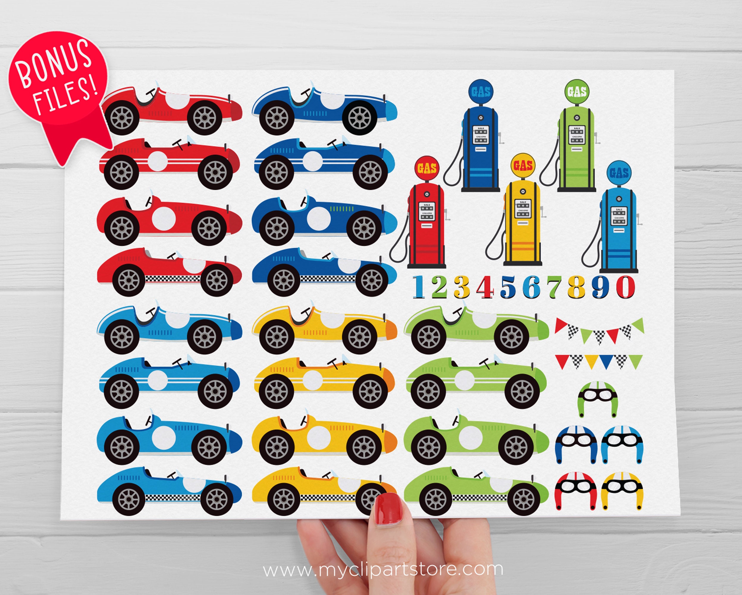Vintage Racing Car Clipart: Formula 1 Race, 2 Fast, Fast 1, Boy ...