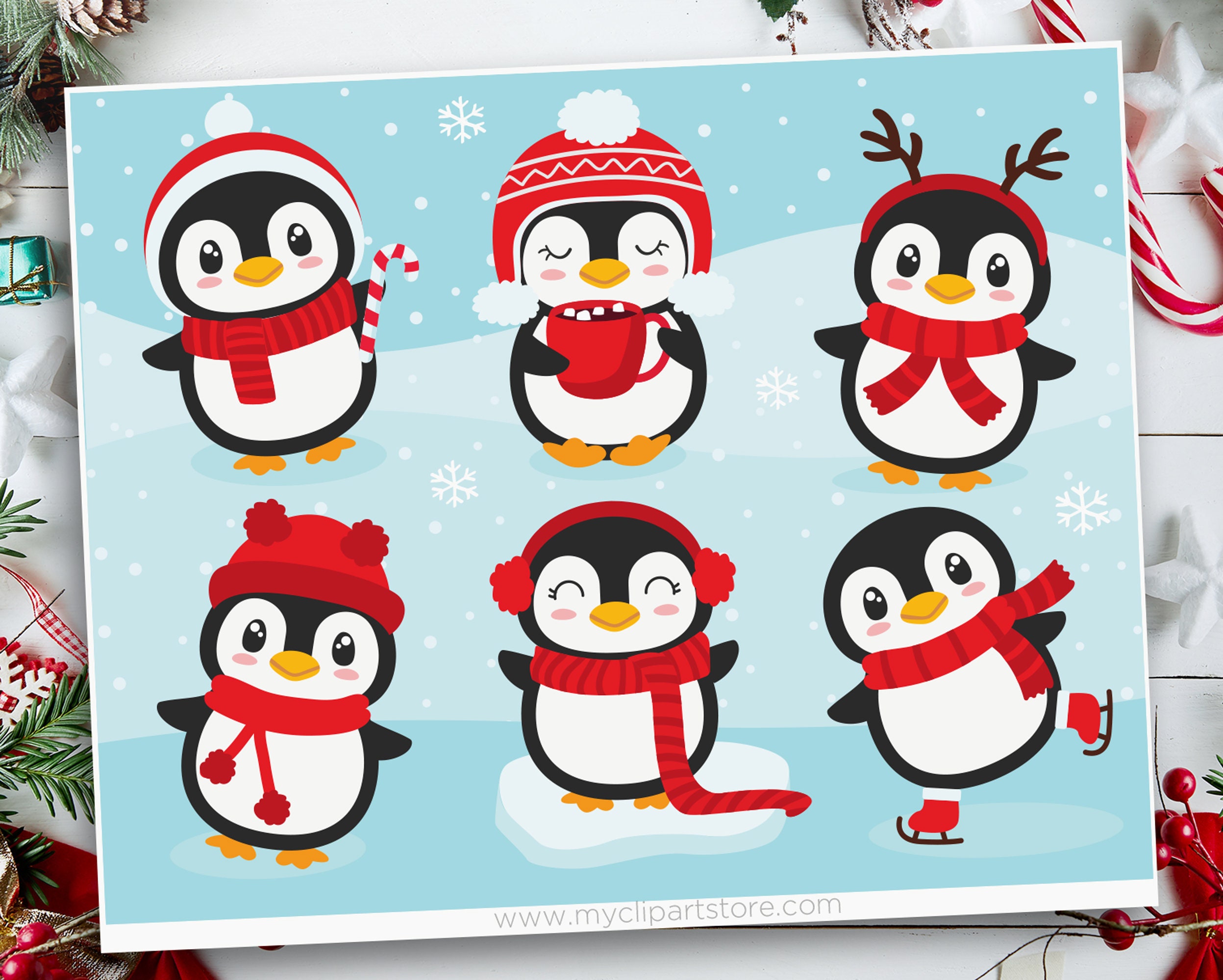 Christmas Digital Download Clip art Christmas Clipart Sublimation ...