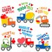 Valentine's Day Construction Clipart, Vehicles, Transportation, Digger ...