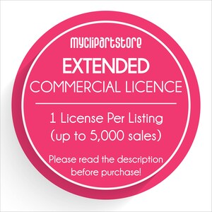 Commercial Use Extended License NO Credit Required Small - Etsy