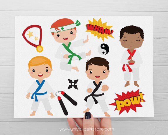 Kids Martial Arts Clip Art