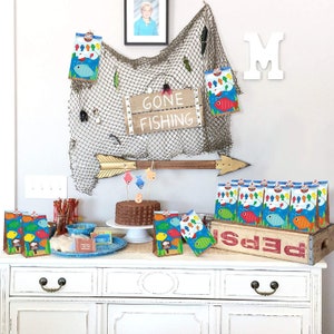 Gone Fishing Clipart Bundle, Father's Day, Fisherman, Fishing Rod ...