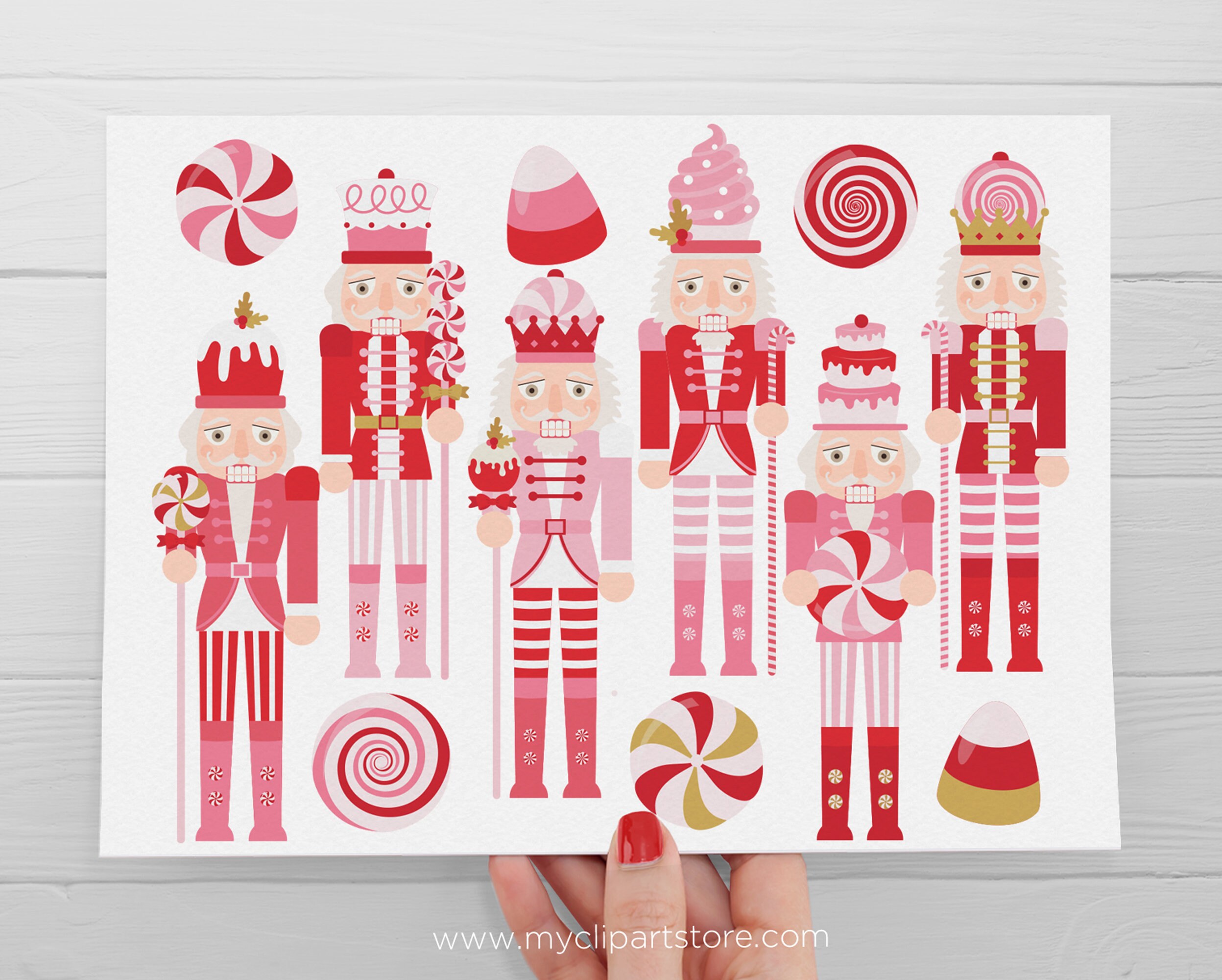 Candy Nutcracker Clipart, Christmas Clipart, Nutcracker Ballet, Sweets ...