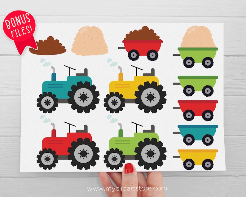 Farm Animal Clipart: Barnyard Friends for Baby Shower (SVG, PNG) - Etsy
